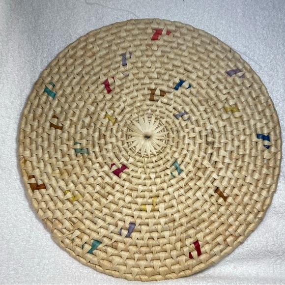 unbranded | Dining | Set 4 Round Wicker Rattan Placemats Southwest ...